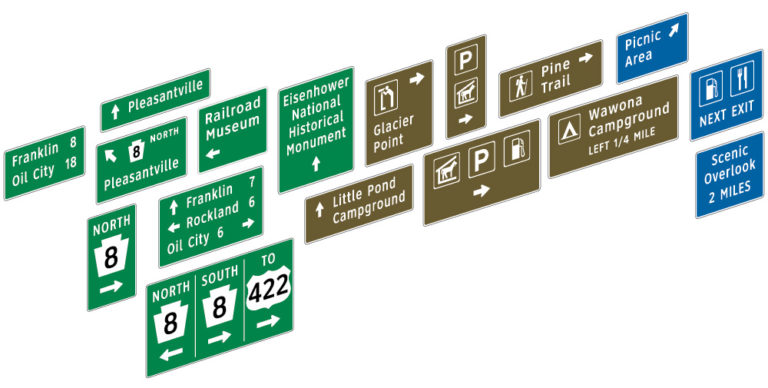 Conventional Road Guide Signs: Proportion Based Grid System | ClearviewHWY