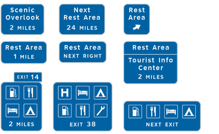 Conventional Road Guide Signs: Proportion Based Grid System | ClearviewHWY