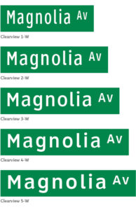Streetname Signs | ClearviewHWY