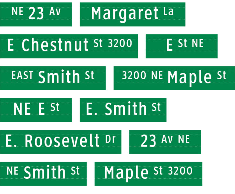 Streetname Signs | ClearviewHWY