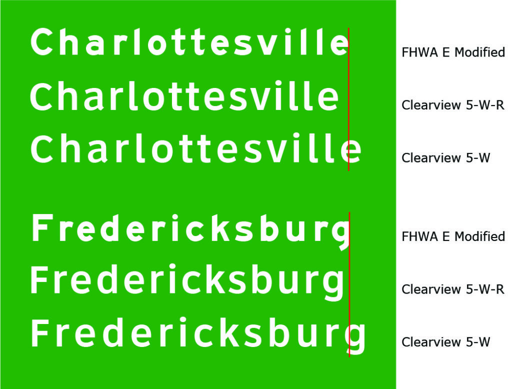 Research: Legibility improvements for freeway signs | ClearviewHWY